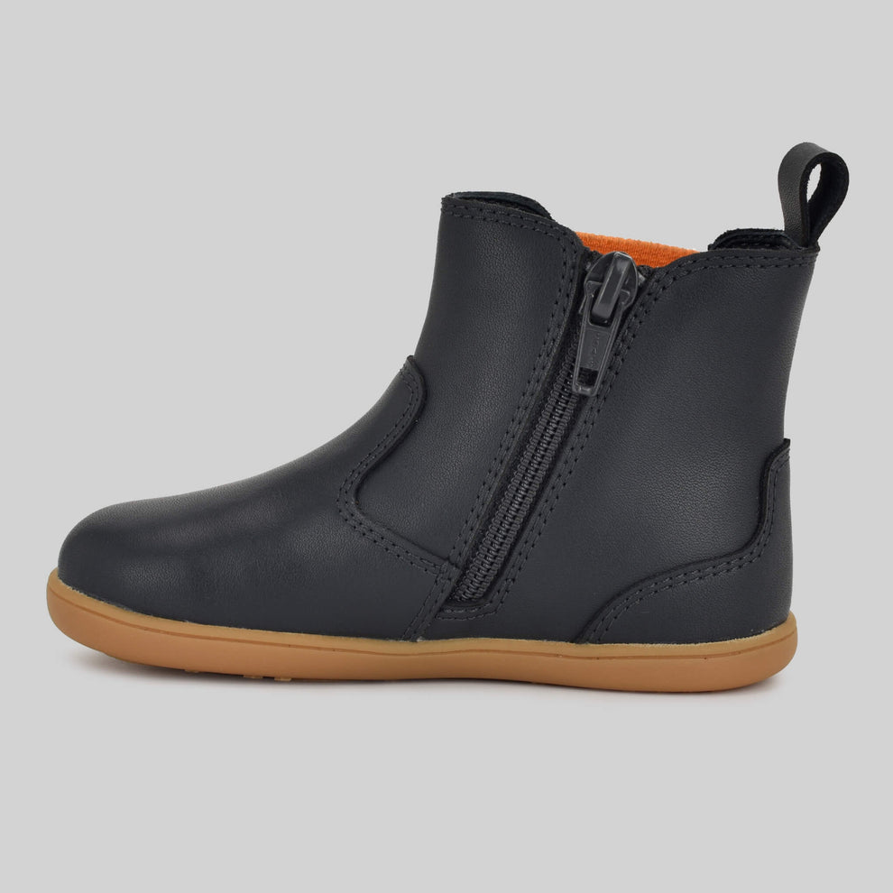 Anning Toddler Boot - Navy Orange | Kids Barefoot Shoes | BGreater