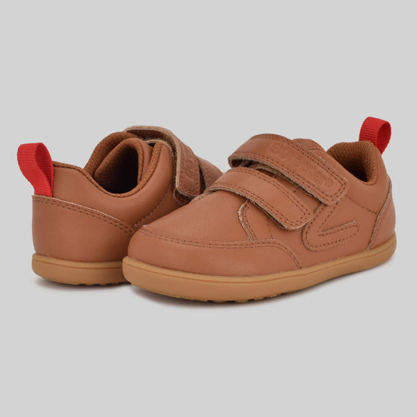Edison Toddler Trainer - Tan | Kids Barefoot Shoes | BGreater