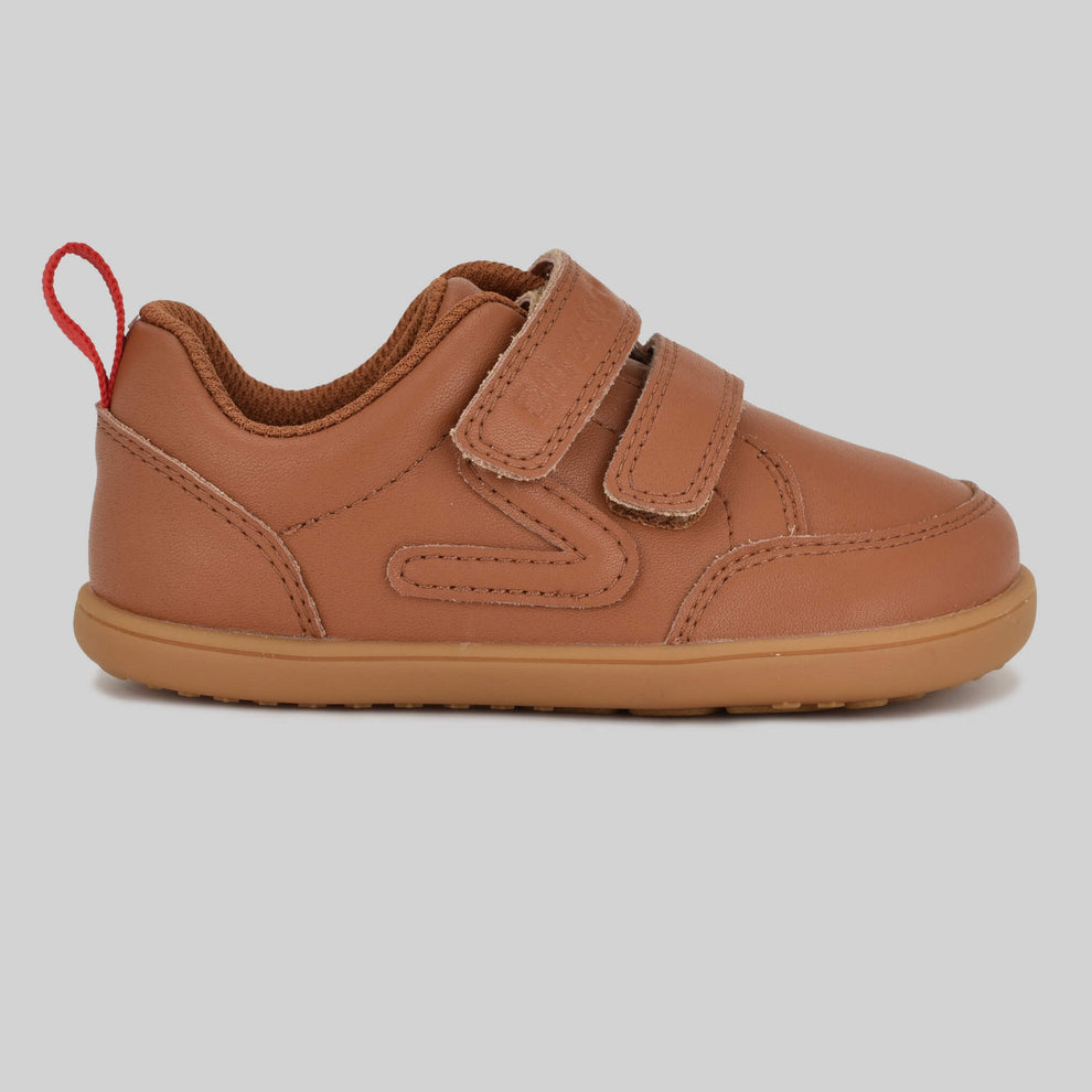 Edison Toddler Trainer - Tan | Kids Barefoot Shoes | BGreater