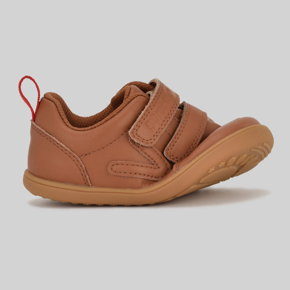 Edison Toddler Trainer - Tan | Kids Barefoot Shoes | BGreater