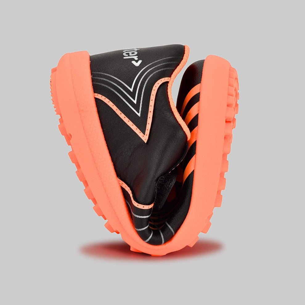 Blake Junior Astro Turf Trainers - Black | Kids Barefoot Boots