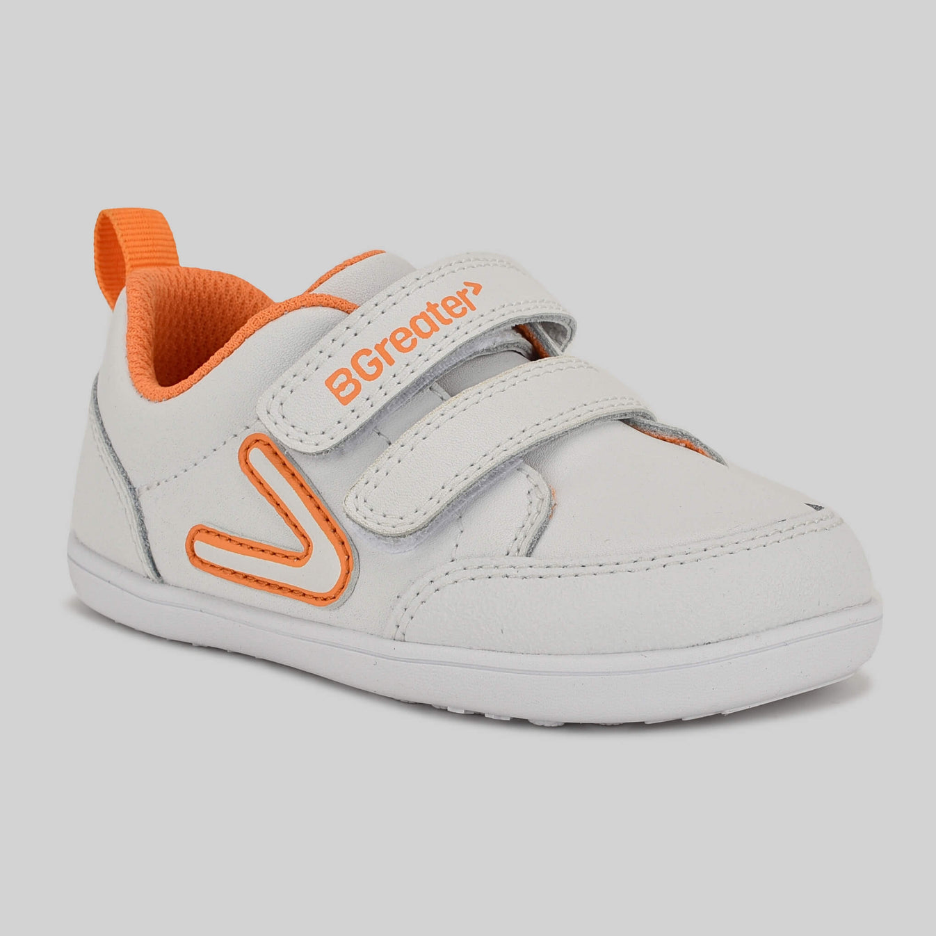 Edison Toddler Trainer - White | Kids Barefoot Shoes | BGreater