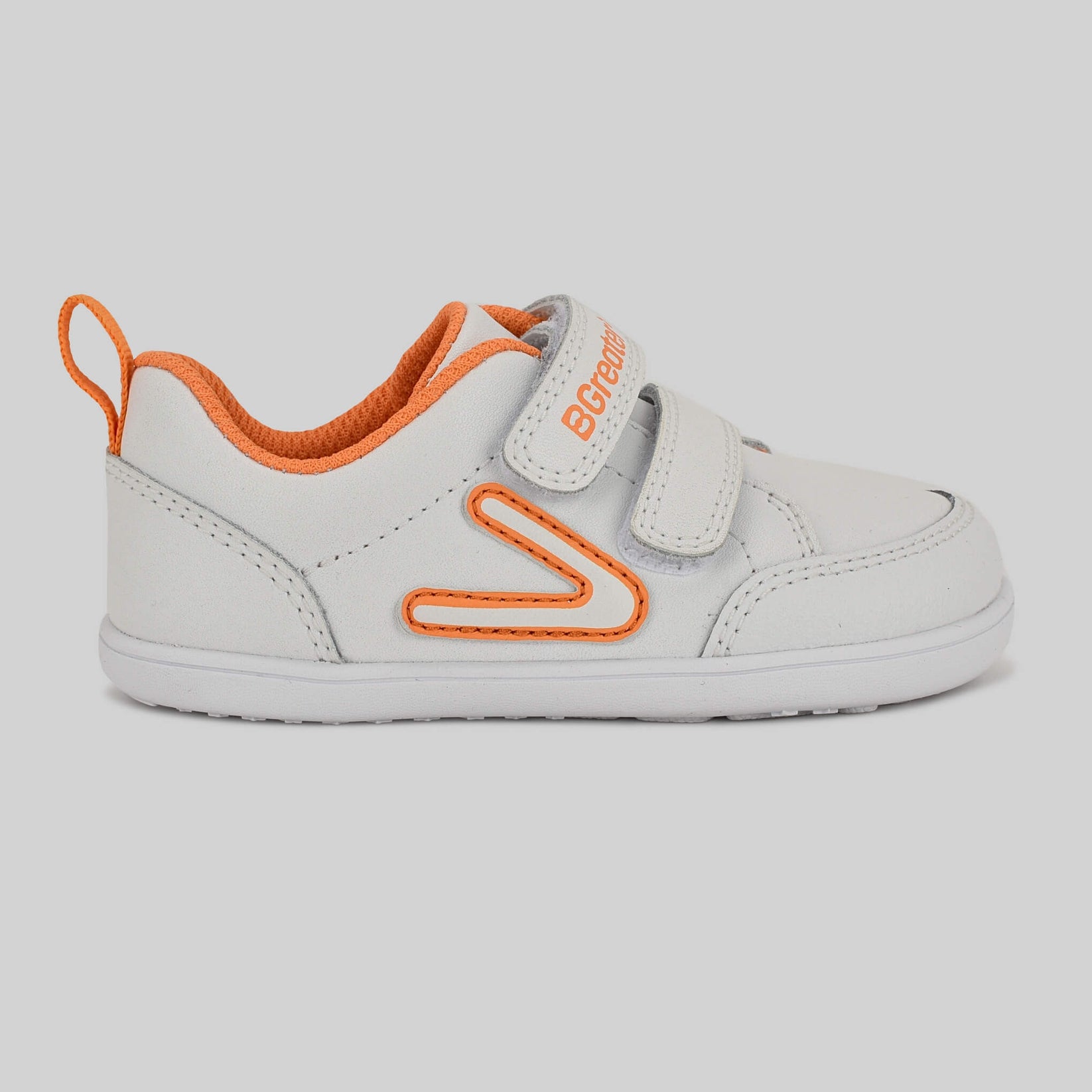 Edison Toddler Trainer - White | Kids Barefoot Shoes | BGreater