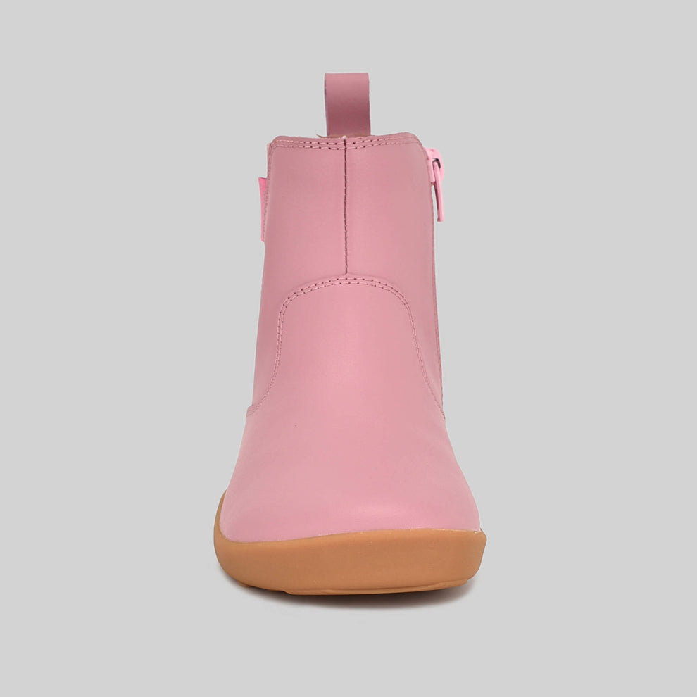 Girls Pink Chelsea Boots | Kids Barefoot Shoes | BGreater