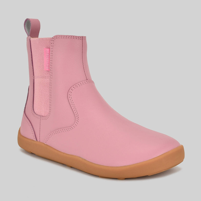 Girls Pink Chelsea Boots | Kids Barefoot Shoes | BGreater