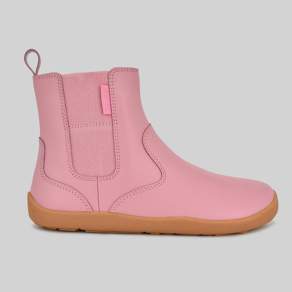 Girls Pink Chelsea Boots | Kids Barefoot Shoes | BGreater